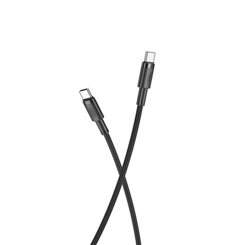 Cabo Entrelaçado XO Type-C 100W 1.5m Preto-Cabos USB-C-USB-C-Cabos e ...